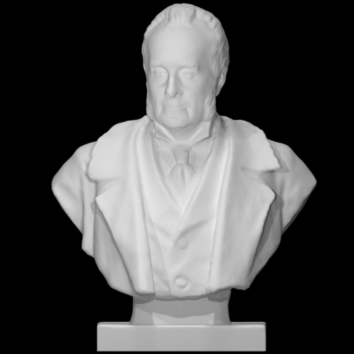 3D Printable Sir Clements Markham by Scan The World