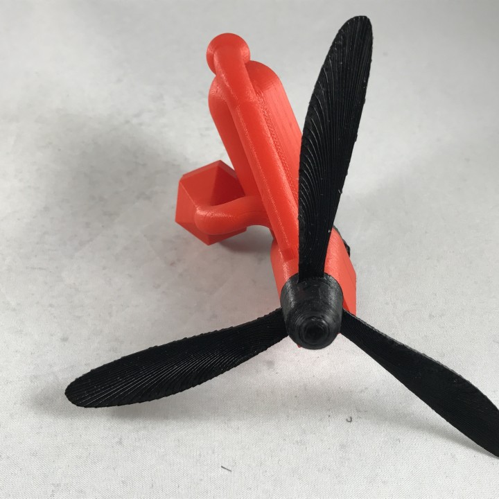3D Printable Model Aircraft Styled Air Engine, Experimental by Greg Zumwalt