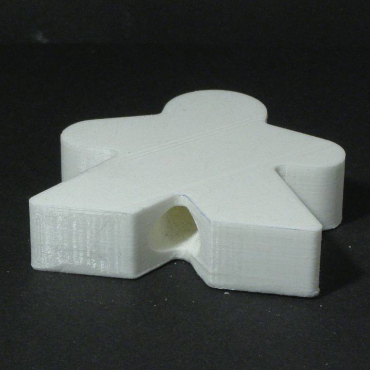 3D Printable Meeple Tree Topper by httpkoopa