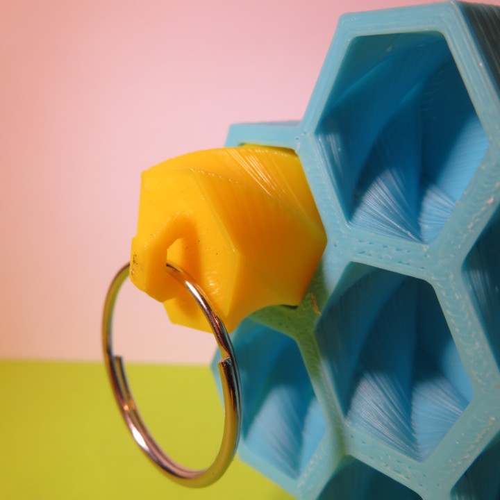 3D Printable Rotating key rack by EL3D