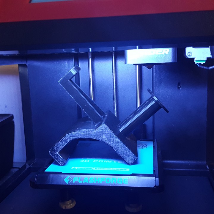 3D Printable Spool Holder for FlashForge Finder by Charles Arndt