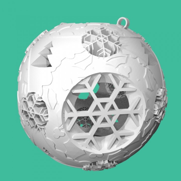 3D Printable CHRISTMAS ORNAMENT by william porter