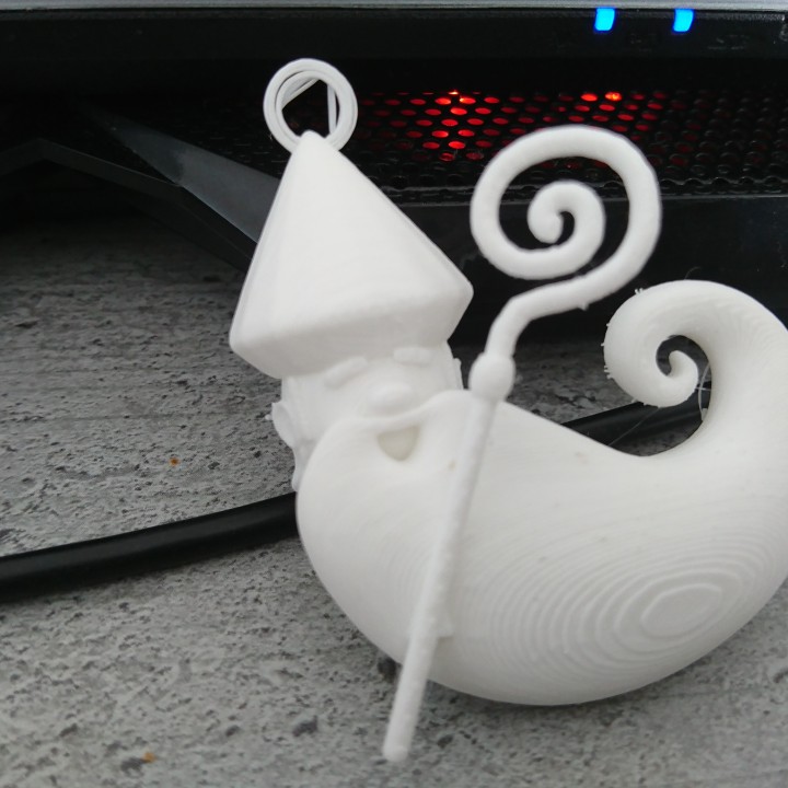 3D Printable Tinkercad Christmas Ornament by lionel begue