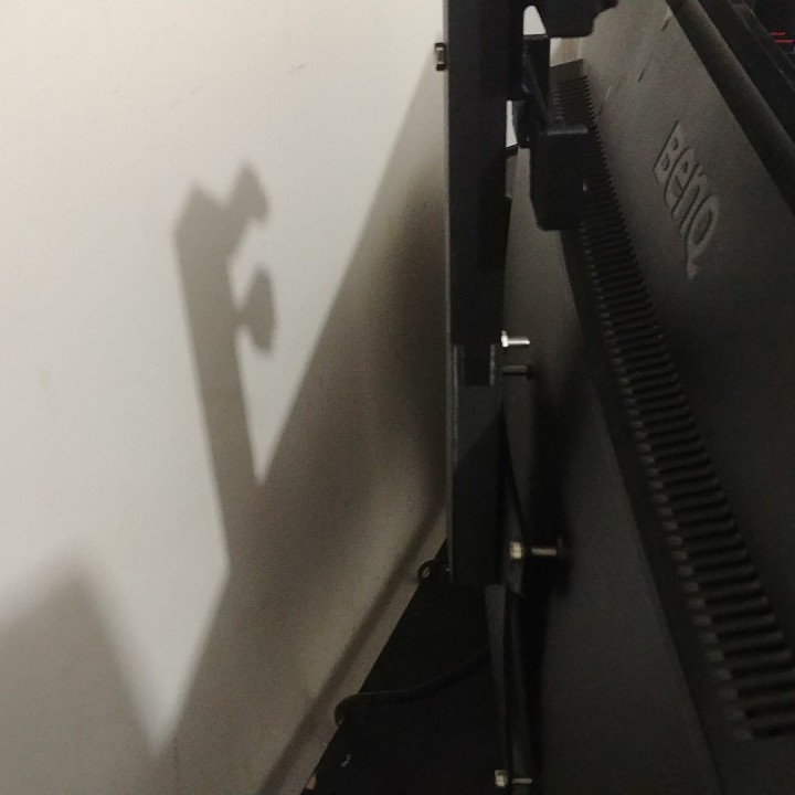 3D Printable Monitor Phone Mount (Vesa) by Kalani Ripley