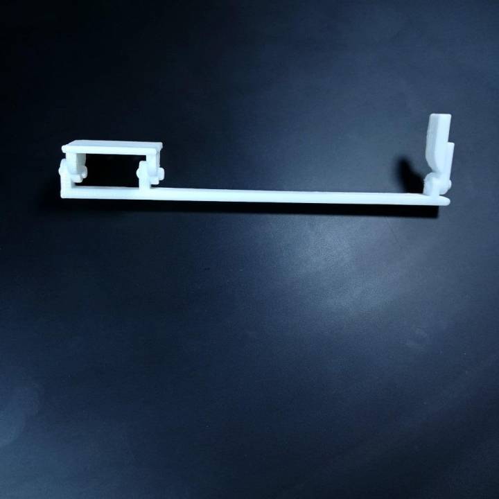 3D Printable Model boat rudder system by joe rimmer