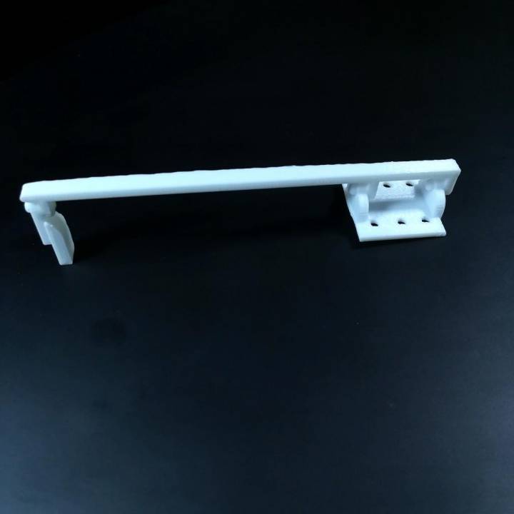 3D Printable Model boat rudder system by joe rimmer
