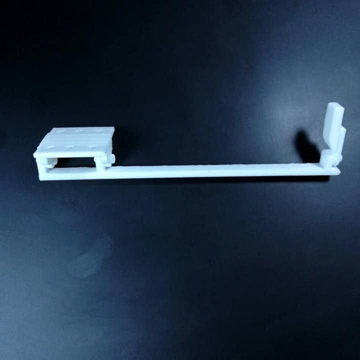 3D Printable Model boat rudder system by joe rimmer