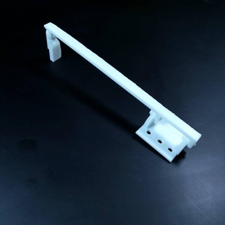 3D Printable Model boat rudder system by joe rimmer