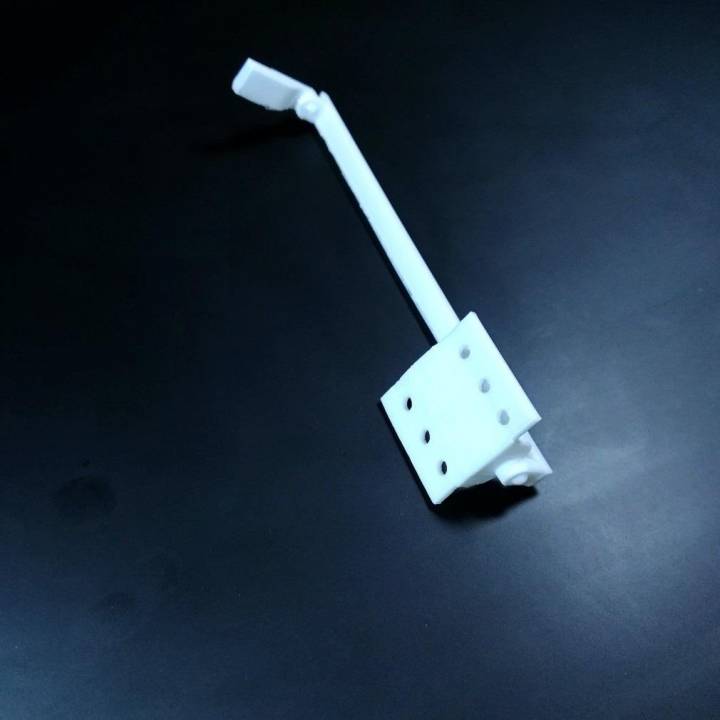 3D Printable Model boat rudder system by joe rimmer