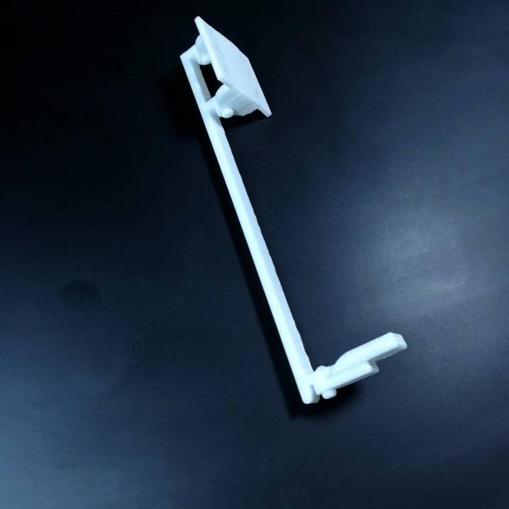 3D Printable Model boat rudder system by joe rimmer