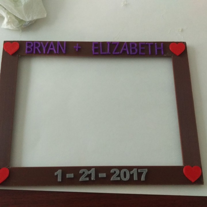 3D Printable Picture Frame by Wil Solnosky