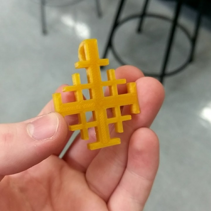 3D Printable VASJ Kairos Cross by Wil Solnosky
