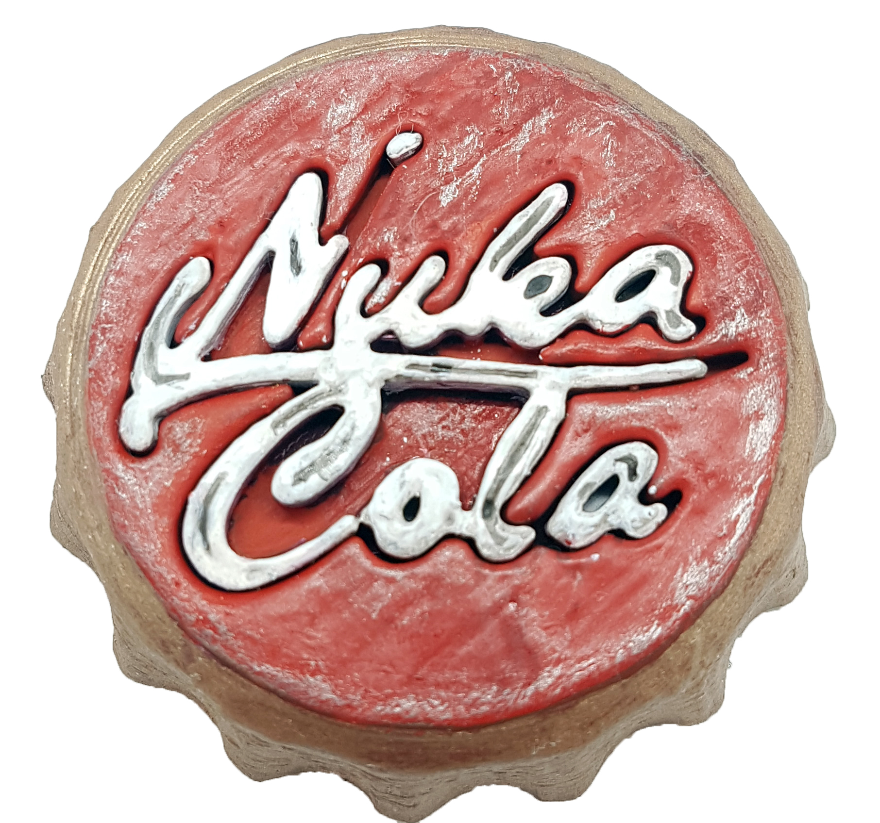 3D Printable Fallout Bottle Cap Keychain by Devin Gentner