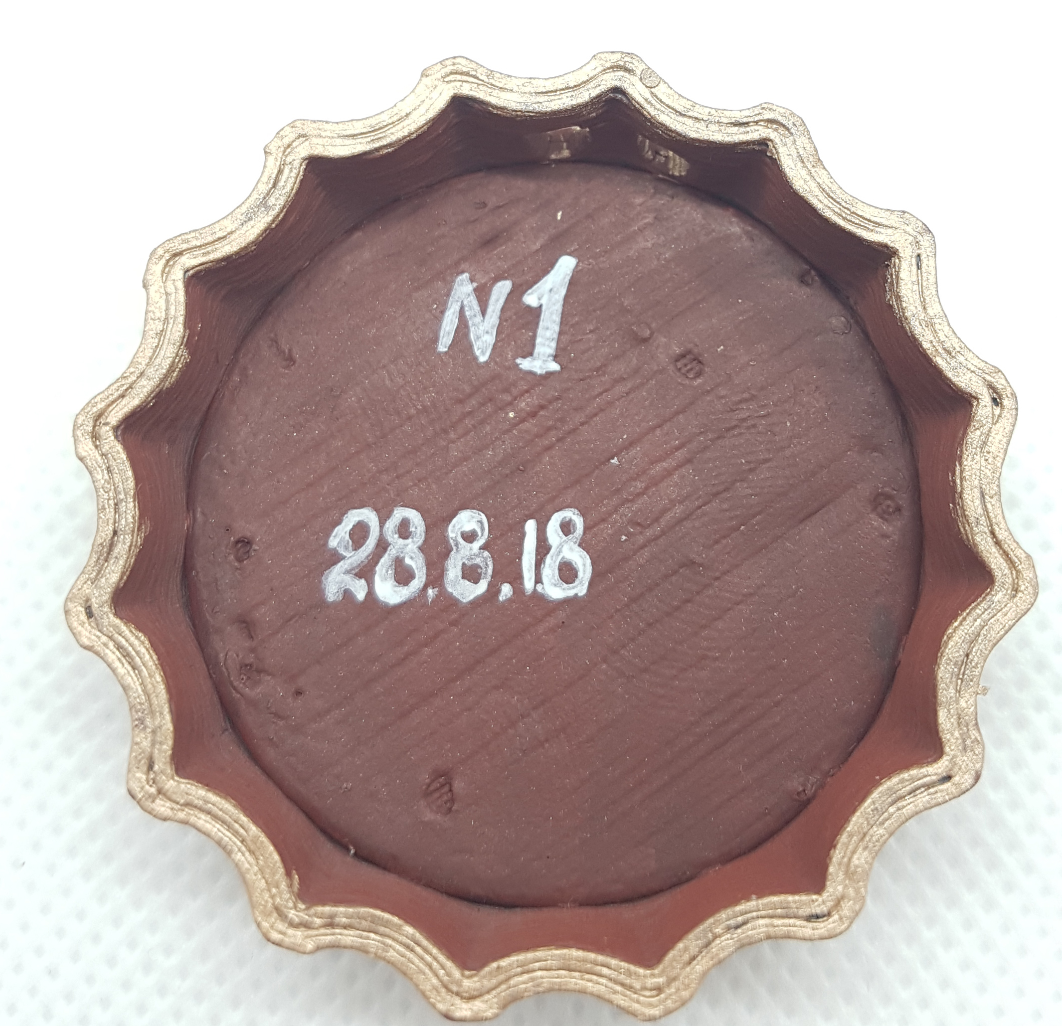 3D Printable Fallout Bottle Cap Keychain by Devin Gentner