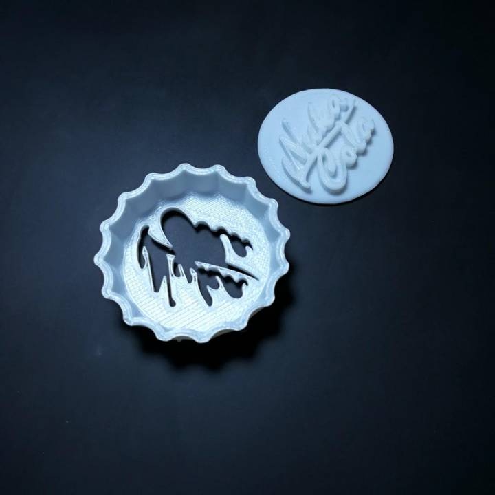 3D Printable Fallout Bottle Cap Keychain by Devin Gentner