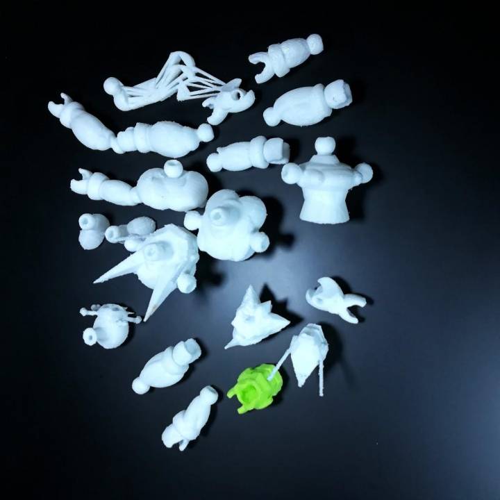 3D Printable Universal Basic Figure Template by Thomas F. Johnson