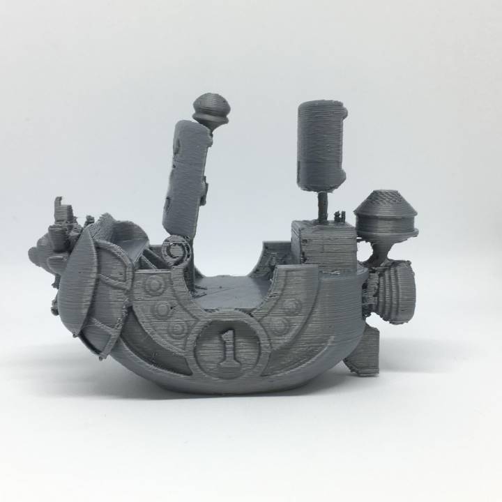 3D Printable One Piece Thousand Sunny Go by Patric Miller