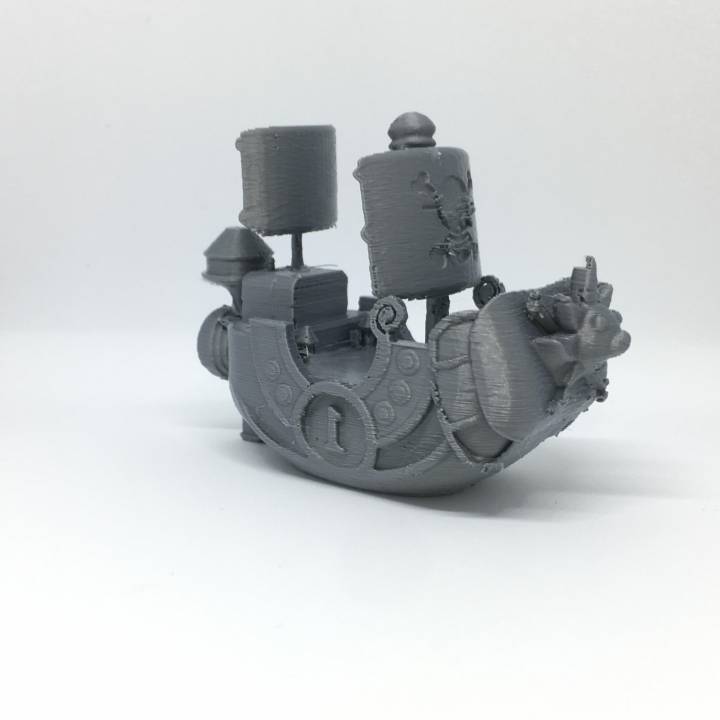 3D Printable One Piece Thousand Sunny Go by Patric Miller