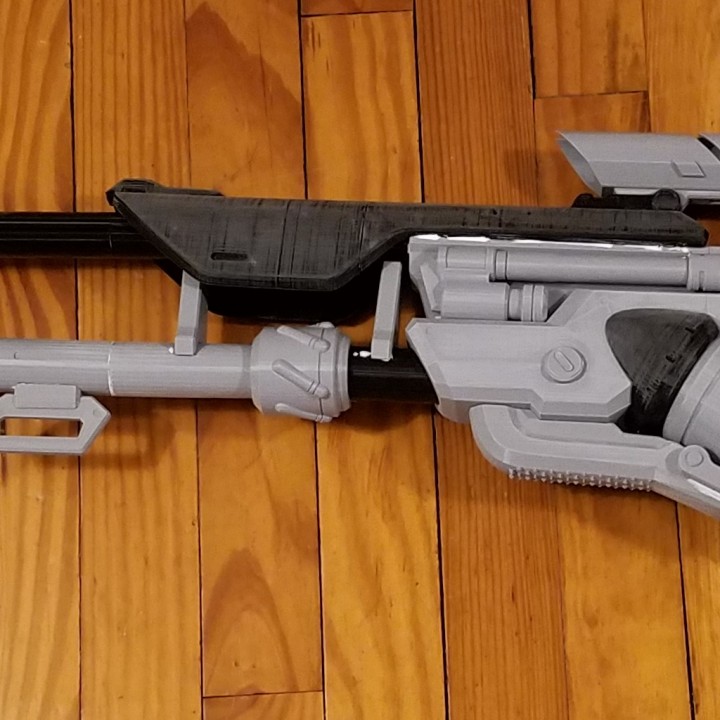 3D Print of Ana's Biotic Rifle from Overwatch by ChristineKelly
