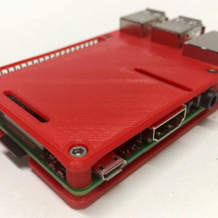 3D Printable Raspberry Pi 3 Case by Adam Draper