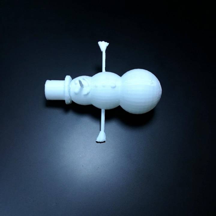 3D Printable Snowman by Tyler Ostrowski