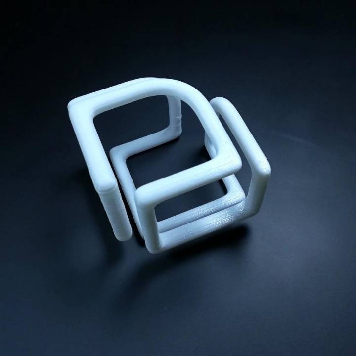 3D Printable Cube wireframe by Ilmar