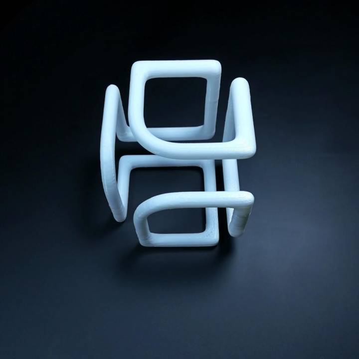 3D Printable Cube wireframe by Ilmar