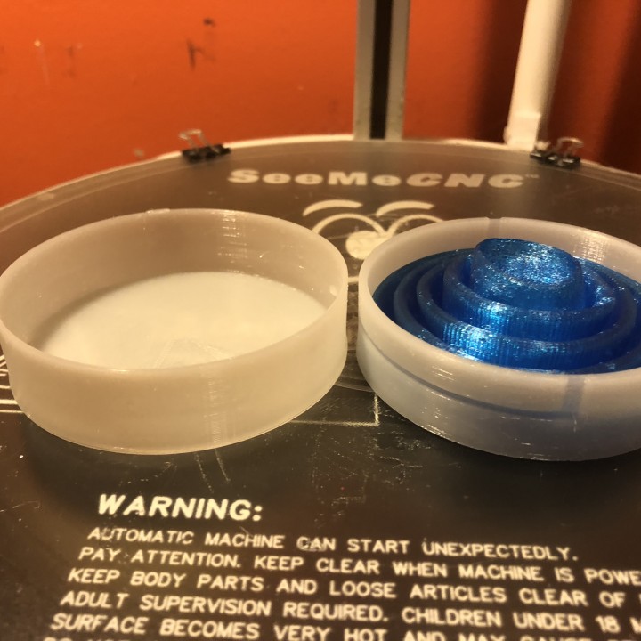 3D Printable Flexible Inhaler Spacer with case by David Rinaldi