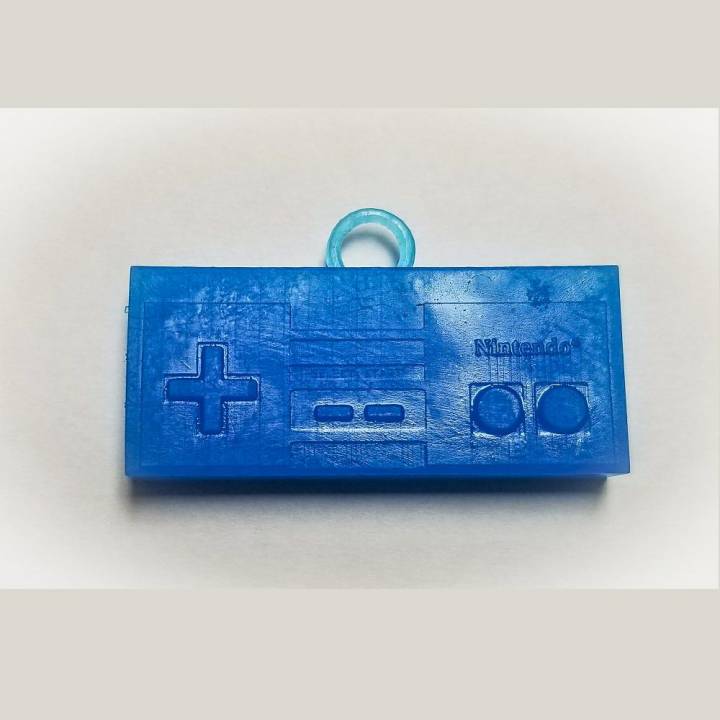 3D Printable NES Classic Controller Ornament by Jett B