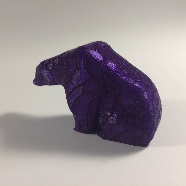 3D Printable cellular Polar bear by James Toogood