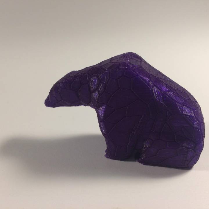 3D Printable cellular Polar bear by James Toogood