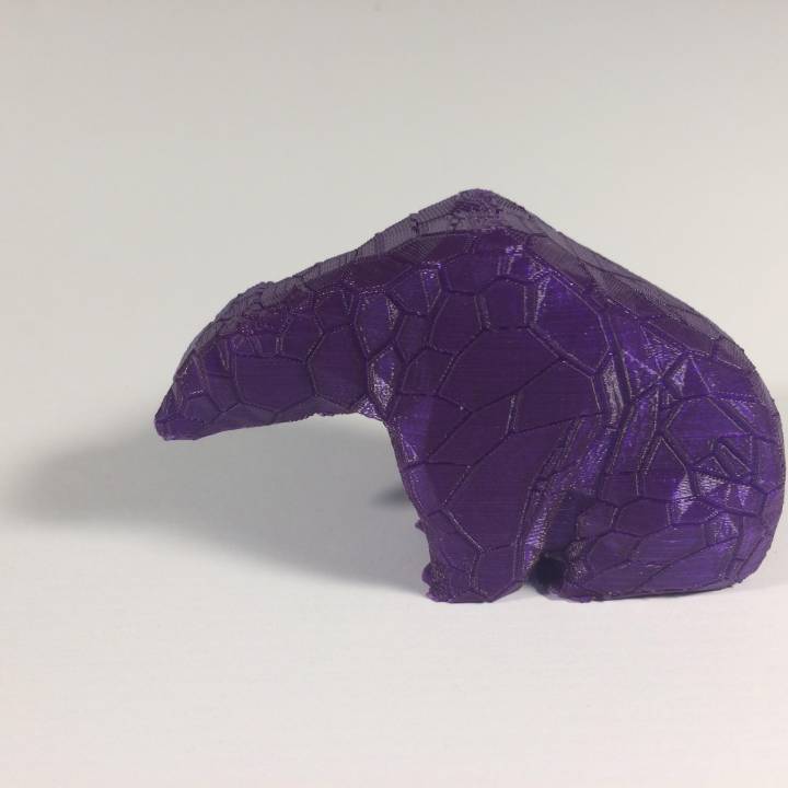 3D Printable cellular Polar bear by James Toogood