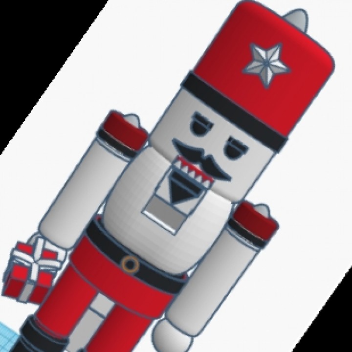 3D Printable modern nutcracker by Charles Sherwin