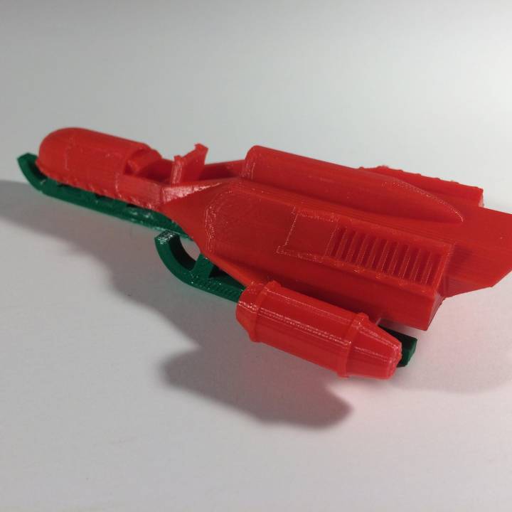 3D Printable TinkerCAD Christmas (3D Printable Modern Jet Powered Santa ...