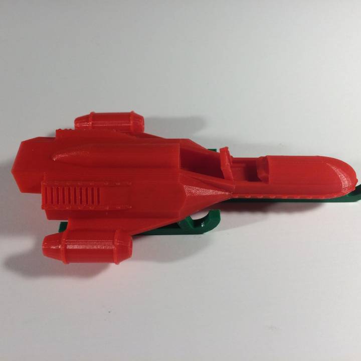 3D Printable TinkerCAD Christmas (3D Printable Modern Jet Powered Santa ...