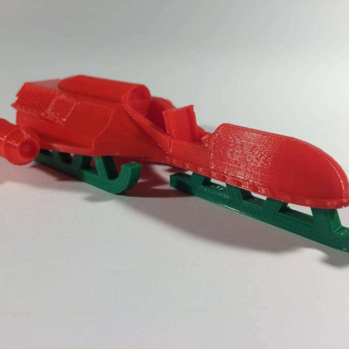 3D Printable TinkerCAD Christmas (3D Printable Modern Jet Powered Santa ...
