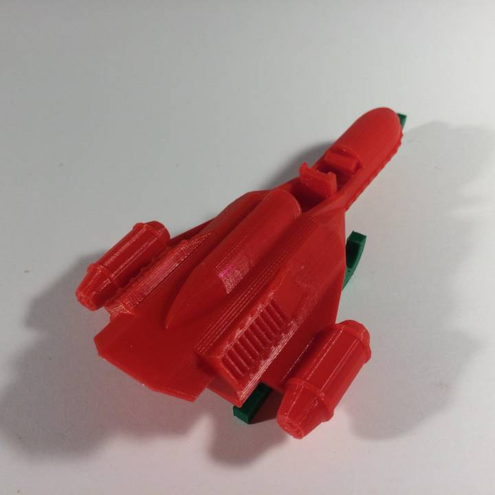 3D Printable TinkerCAD Christmas (3D Printable Modern Jet Powered Santa ...