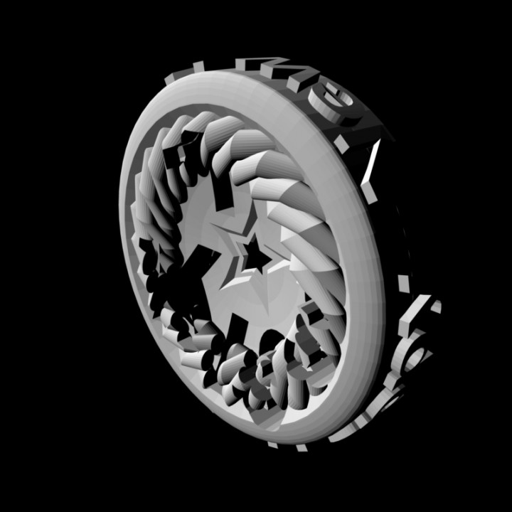 3D Printable Holiday Kiss Coin by Raul Jimenez