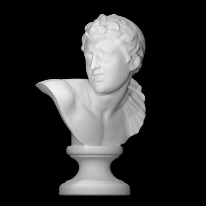 3D Printable Bust of Antiphates by Scan The World