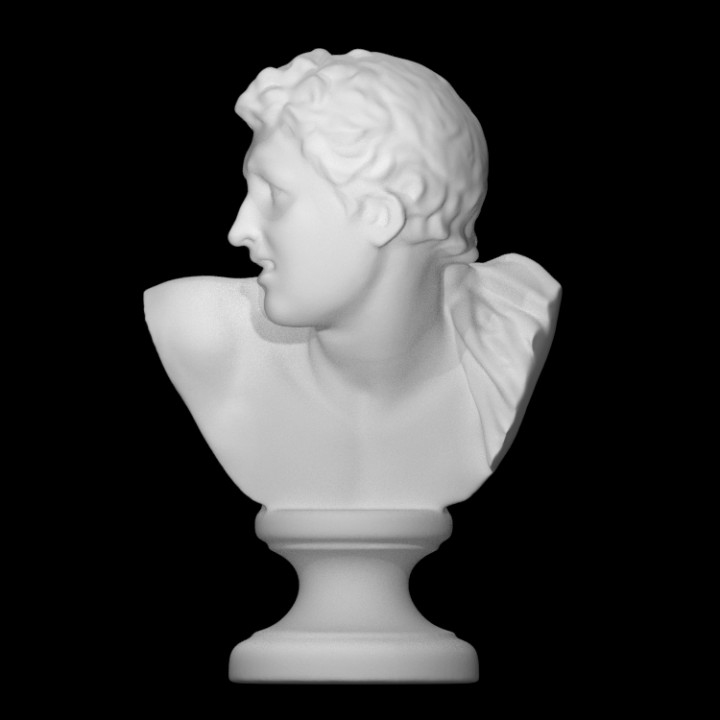 3D Printable Bust of Antiphates by Scan The World