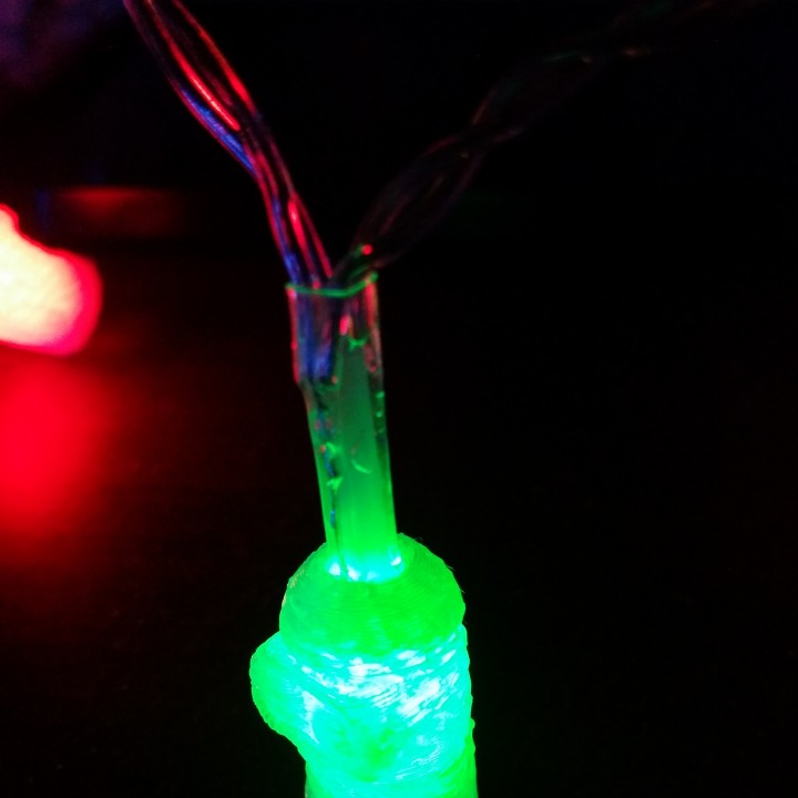 3D Printable Bender led light cover by Matthew