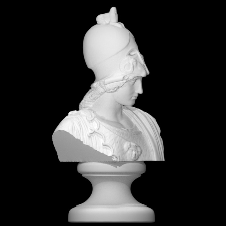 3D Printable Bust of The Athena Pallas Giustiniani by Scan The World