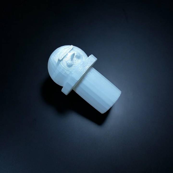 3D Printable Snowman Head by Aidan Hang