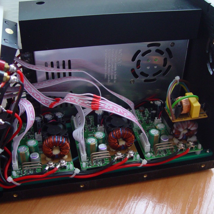 3D Printable Triple alim 0-50V 0-15A by LARBRE Jean-François