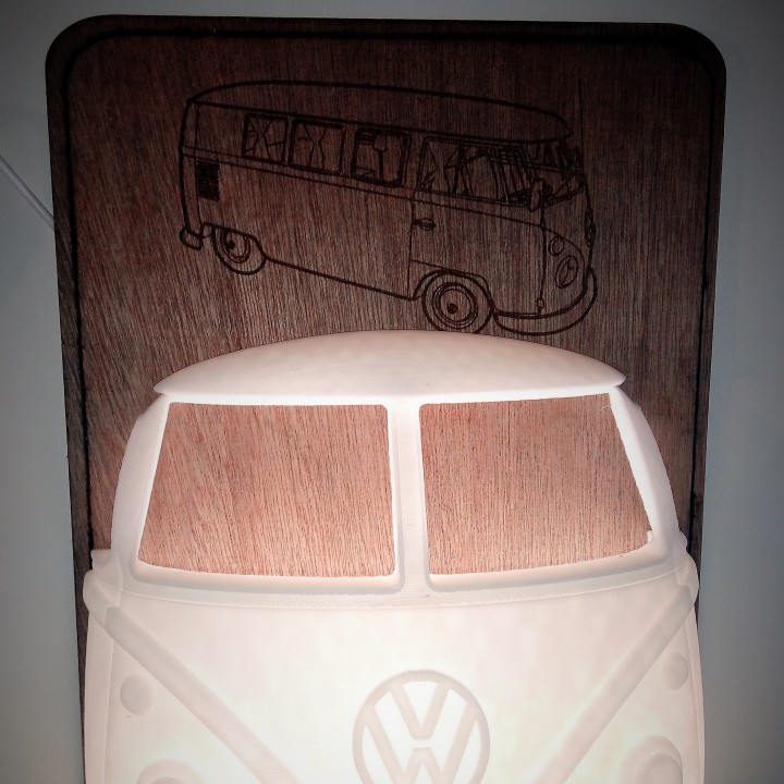 3D Printable VW Combi by Dam Gialczynski