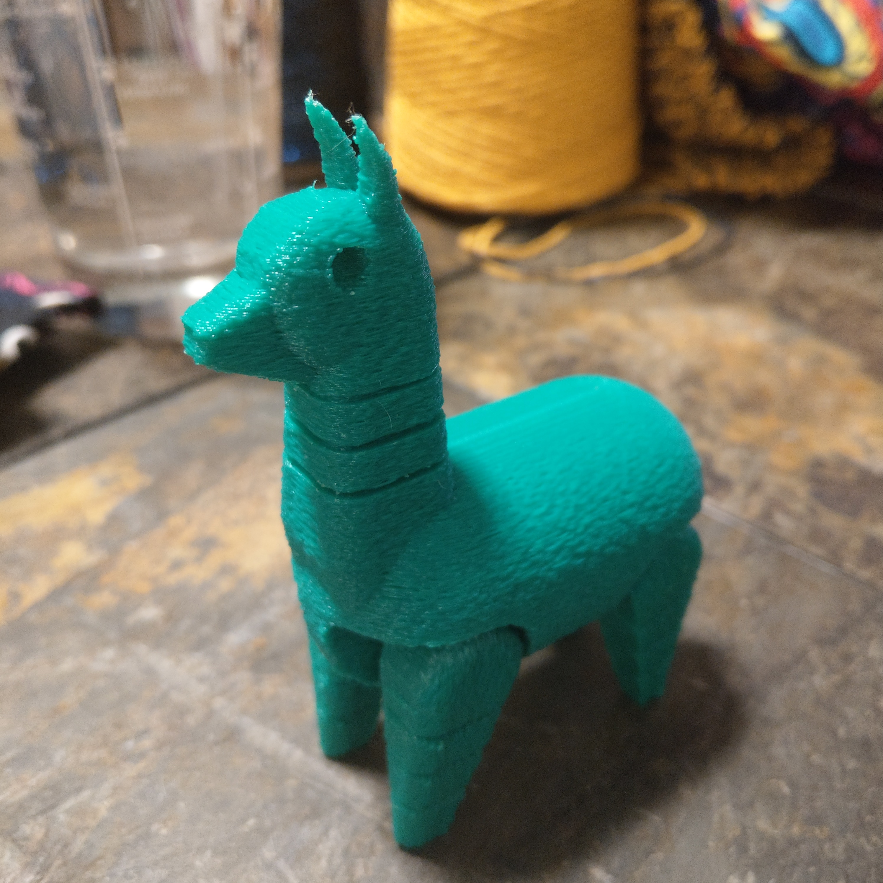 3D Printable Tika Alpaca (moving legs!) by Mika Yeap