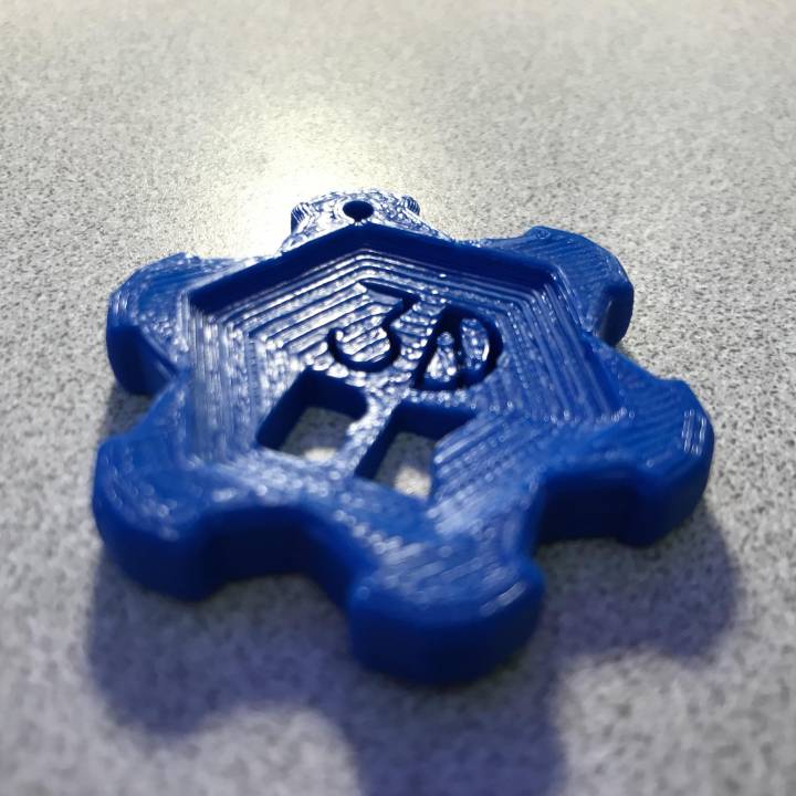 3D Printable 3d Brooklyn maker coin by Jacob