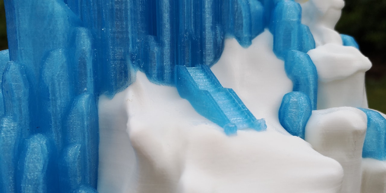 3D Printable Frozen Castle by Jukka Seppänen