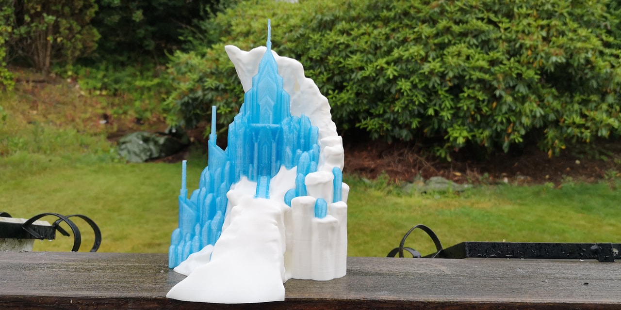 3D Printable Frozen Castle by Jukka Seppänen