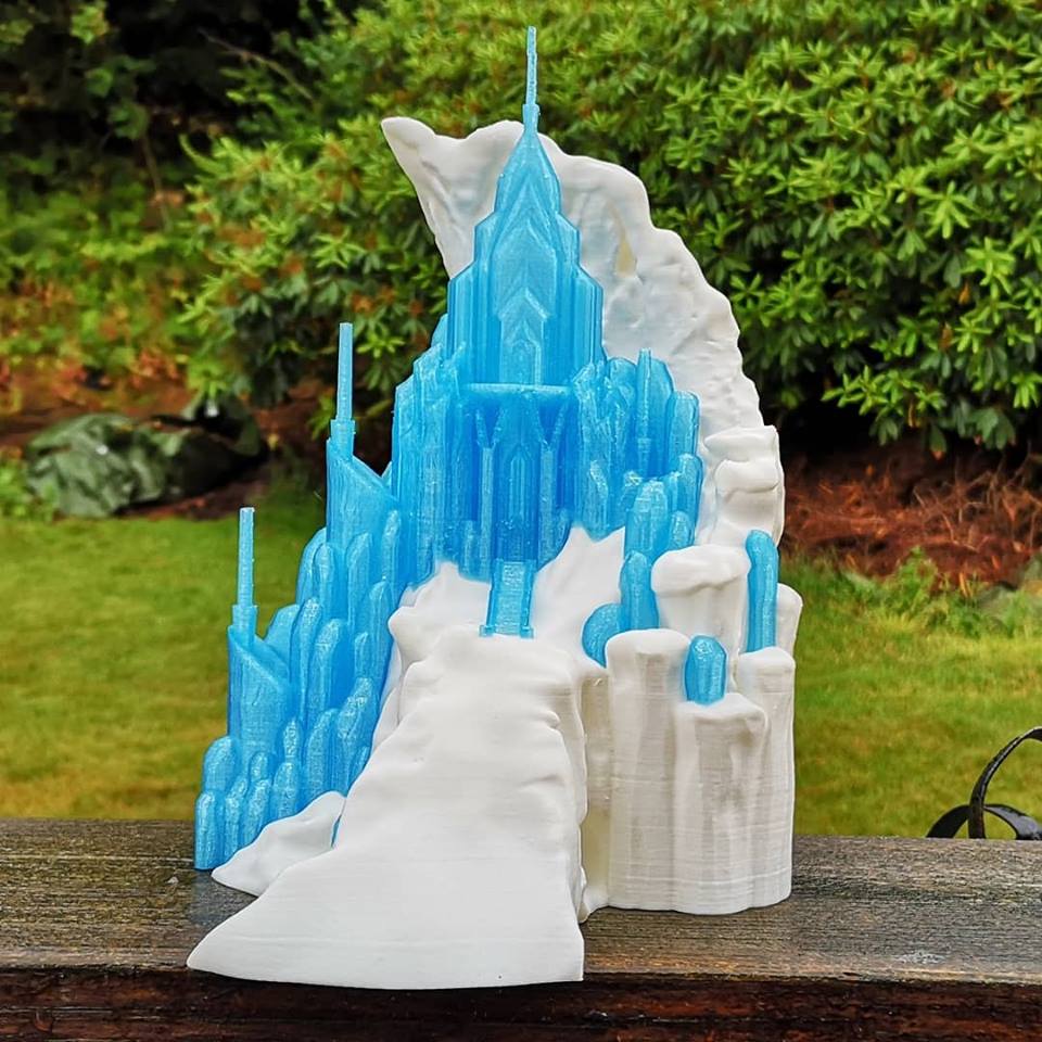 3D Printable Frozen Castle by Jukka Seppänen